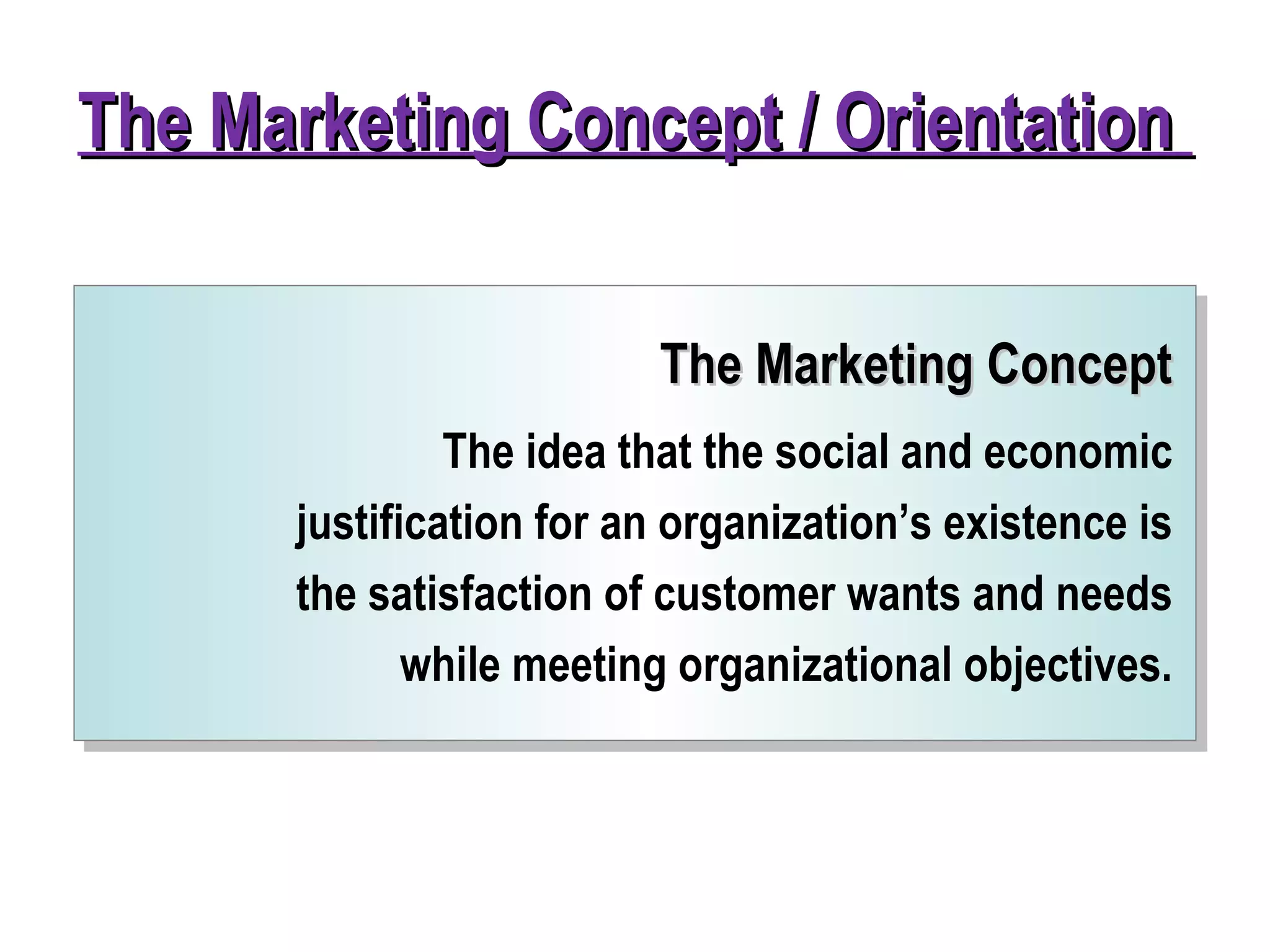 Chapter 1 introduction to marketing present | PPT