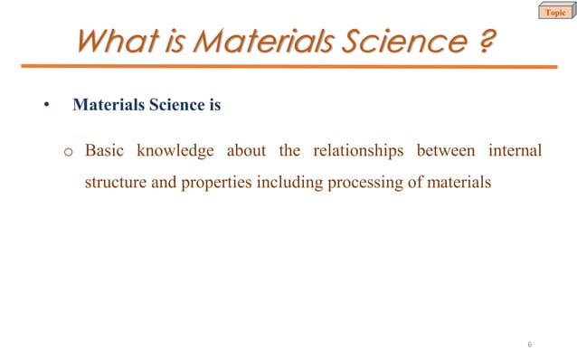 Chapter 1 Introduction to Materials Science and Engineering | PPT