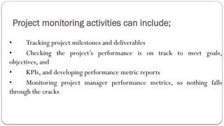 Chapter 1 Introduction to Monitoing and evaluationpptx | PPT