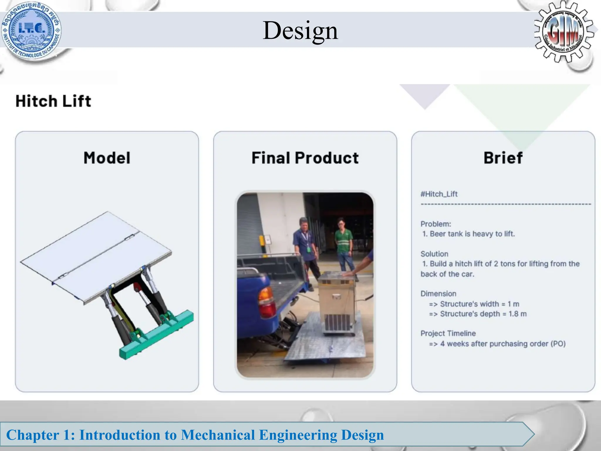 Chapter 1 Introduction to Mechanical Engineering Design.pptx