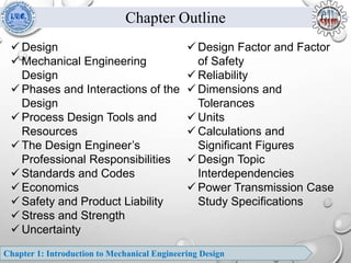 Chapter 1 Introduction to Mechanical Engineering Design.pptx