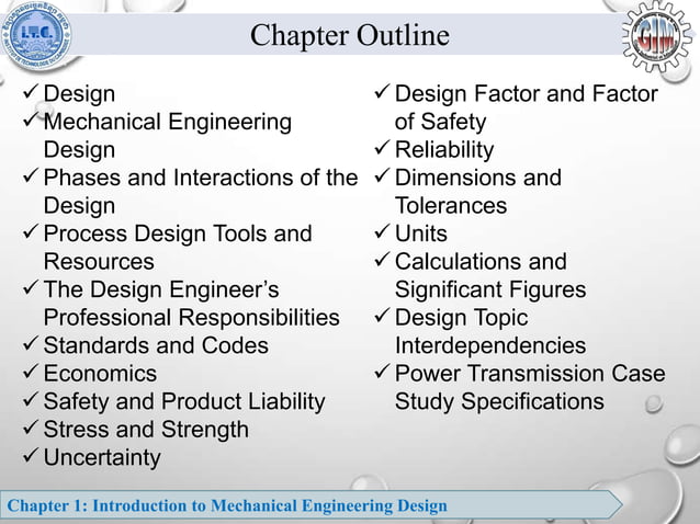 Chapter 1 Introduction to Mechanical Engineering Design.pptx | Desktop ...