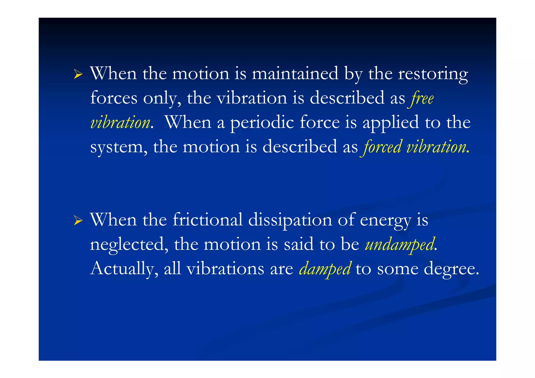 Chapter 1 introduction to mechanical vibration | PDF