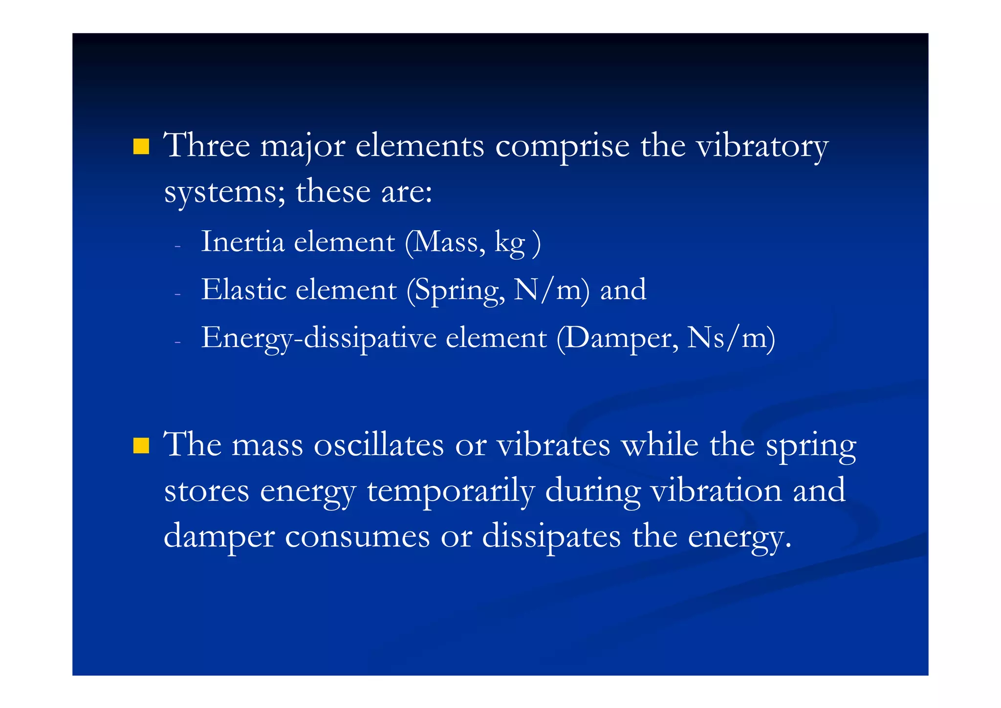 Chapter 1 introduction to mechanical vibration | PDF