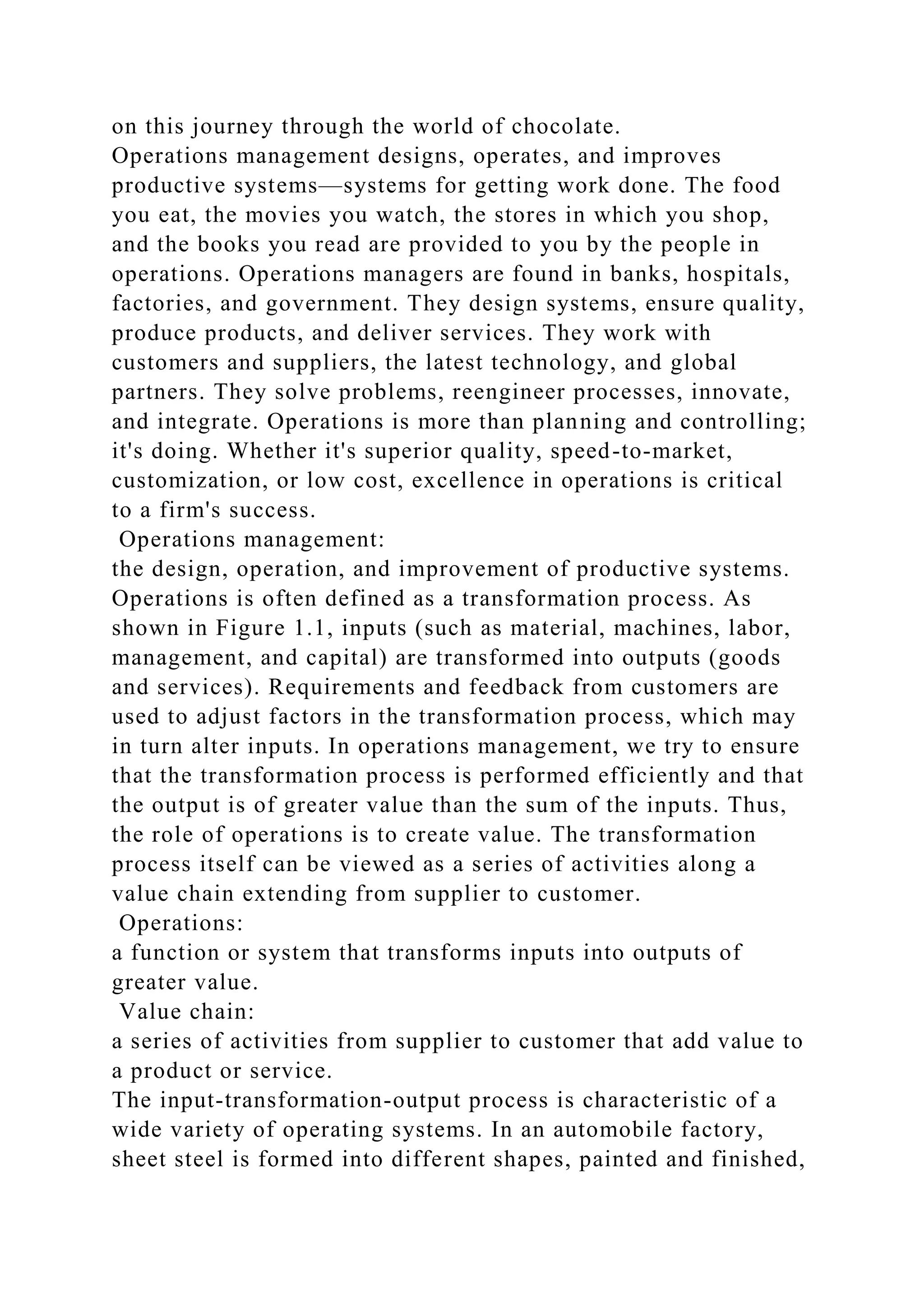 Chapter 1 Introduction to Operations and Supply Chain Management.docx