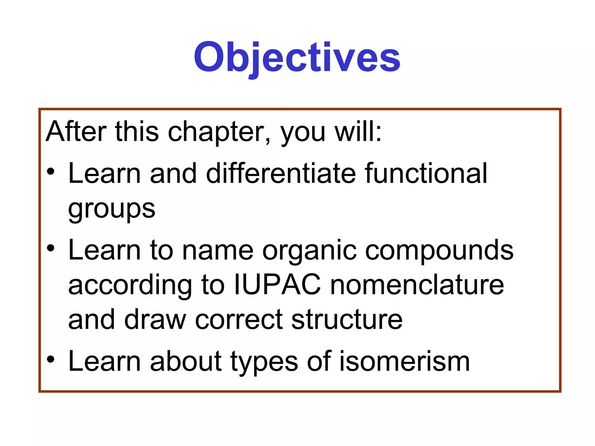 Chapter 1 introduction to organic chemistry | PPT