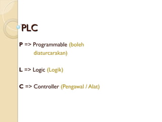 Chapter 1- Introduction For PLC. Suitable for Diploma Students | PPT