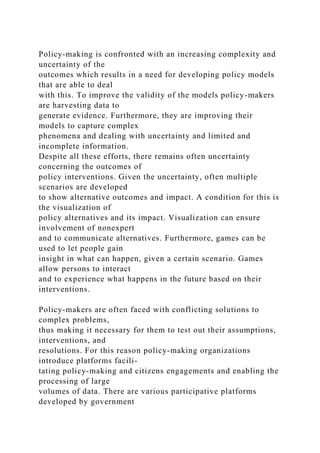 Chapter 1Introduction to Policy-Making in the Digital Age.docx