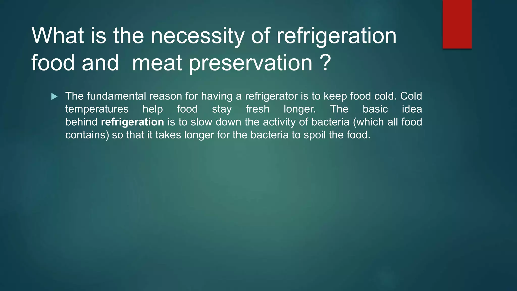 Chapter 1 introduction to refrigeration engineering | PPTX
