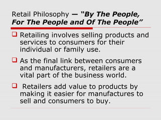 Introduction to Retail | PPT