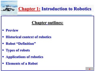 Chapter 1 Introduction to Robotics.pdfHistorical context of robotics ...