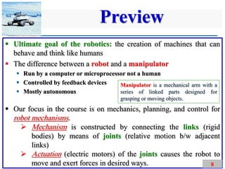 Chapter 1 Introduction to Robotics.pdfHistorical context of robotics ...