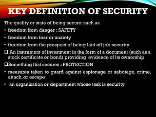 Chapter 1 Introduction to Safety, Security and First Aid (FASS) | PDF