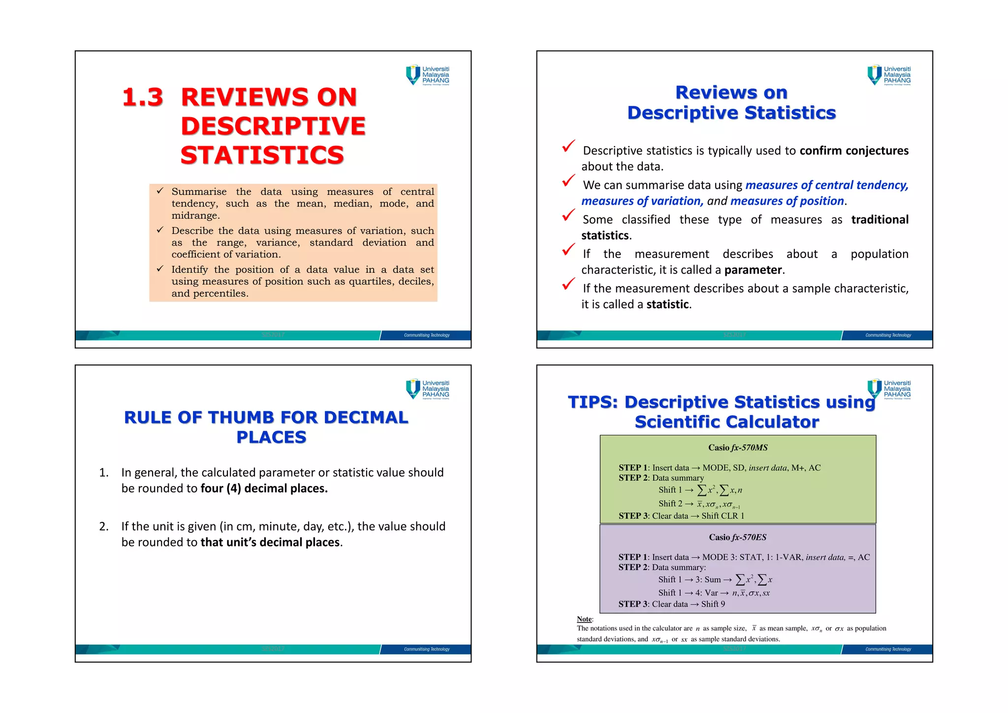 Chapter 1 introduction to statistics. | PDF