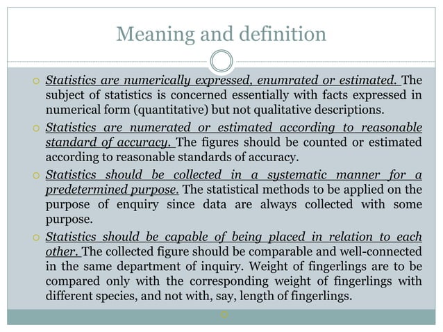 Chapter 1 Introduction to statistics, Definitions, scope and limitations.pptx
