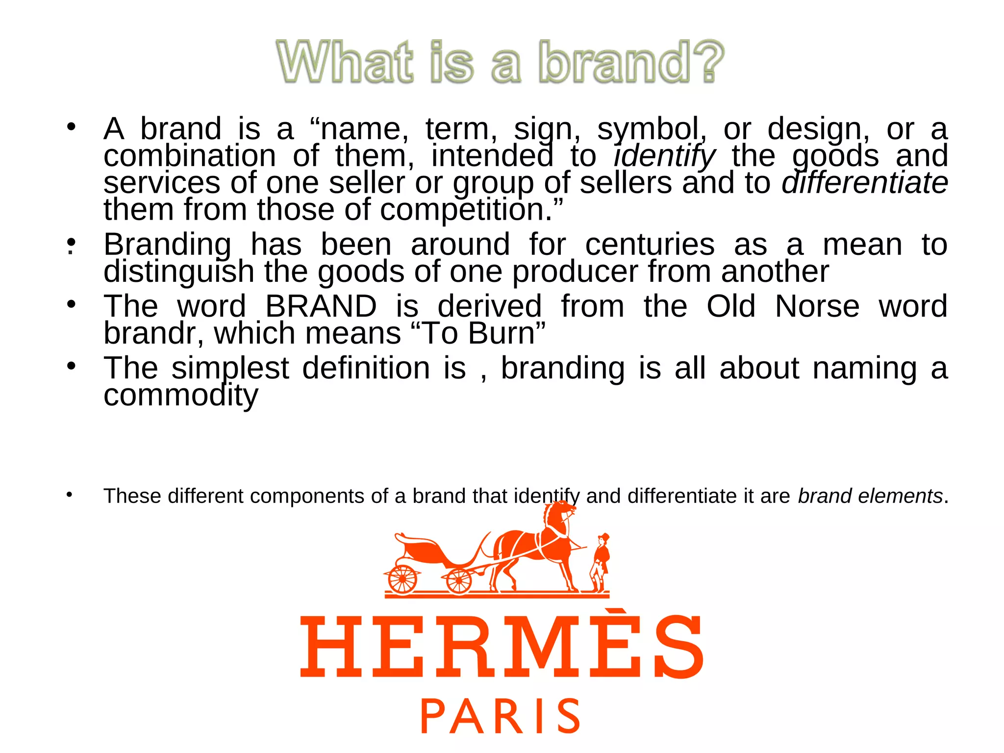Chapter 1 (introduction to strategic brand management) | PPT