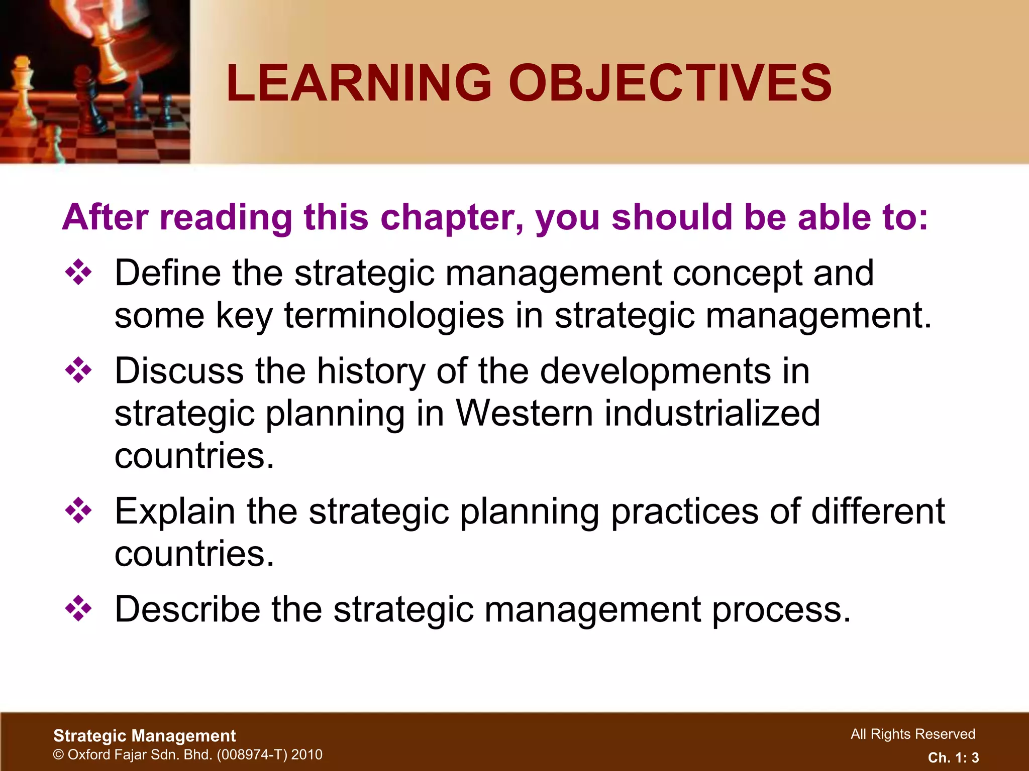 Chapter 1 Introduction to Strategic Management.ppt | Business ...