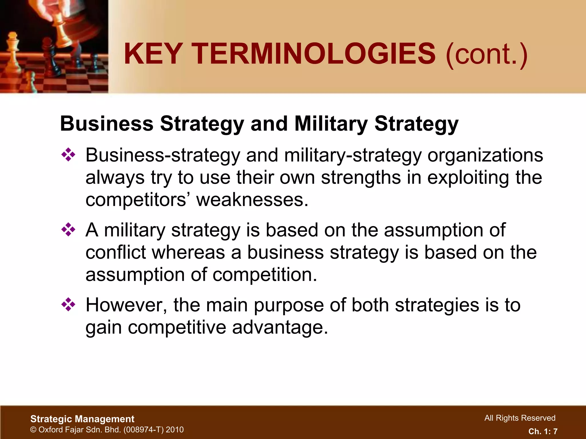 Chapter 1 Introduction to Strategic Management.ppt | Business ...