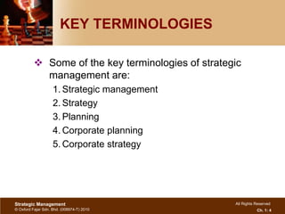 Chapter 1 Introduction to Strategic Management.ppt | Business ...