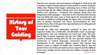 Chapter 1 : Introduction to Travel and Tourism | PPT
