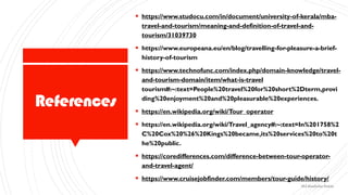 Chapter 1 : Introduction to Travel and Tourism | PPT