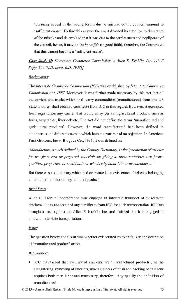 Chapter 1 introdution to interpretation of statutes | PDF | Islam ...