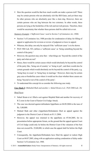 Chapter 1 introdution to interpretation of statutes | PDF