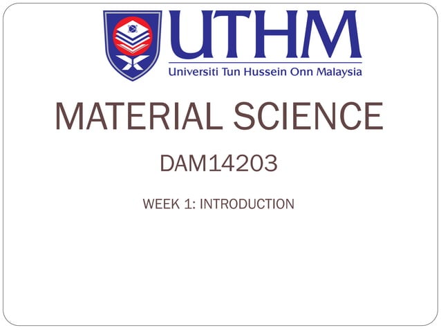 chapter1_intro_sainsbahan_edar (2).pdf material science | PDF | Chemistry | Science