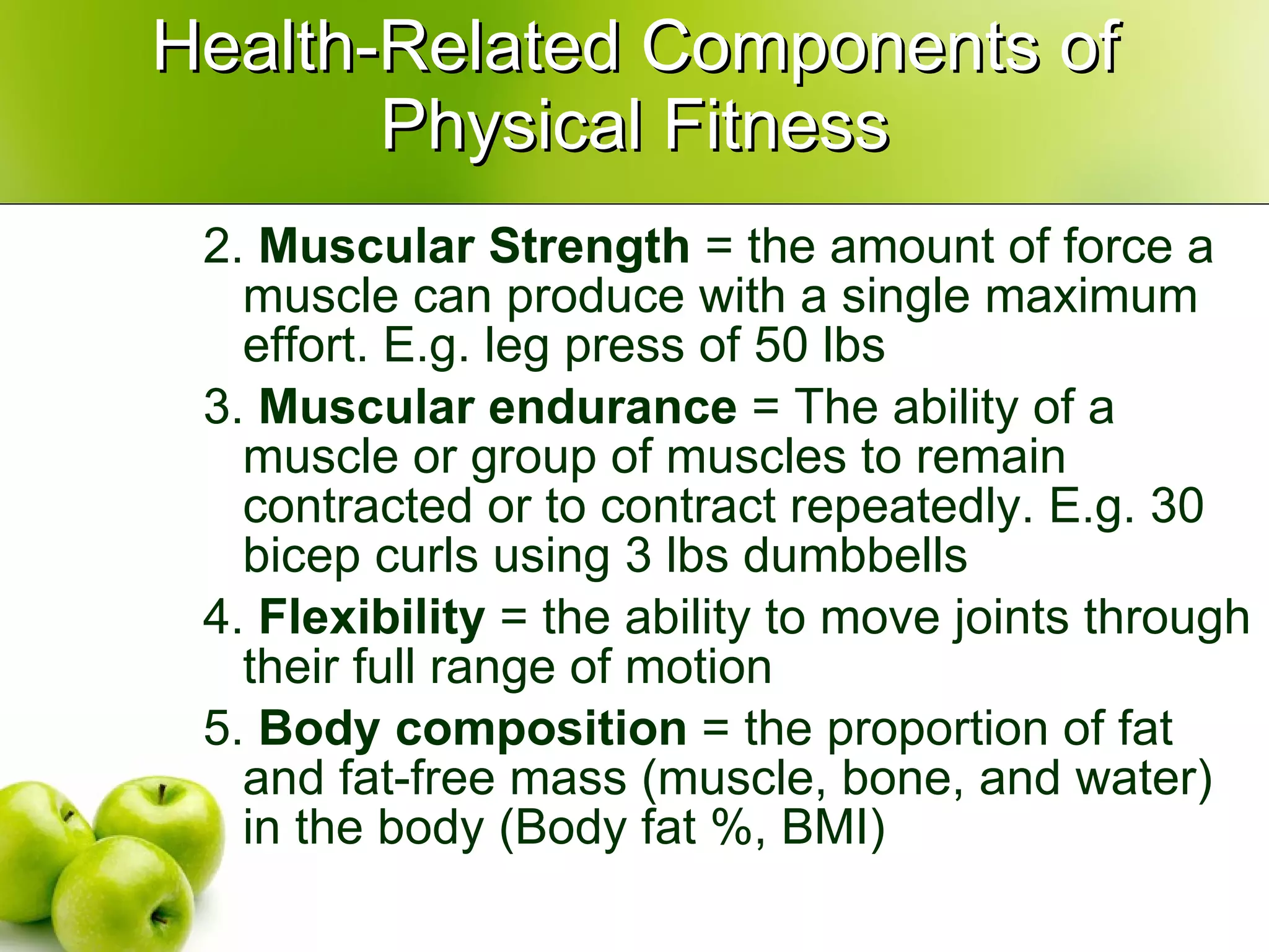 Chapter 1 Intro to Fitness | PPT