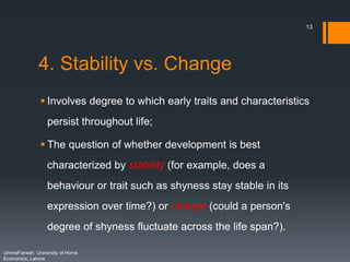 CHAPTER 1 Intro to lifespan development (Part 1).pptx | Science