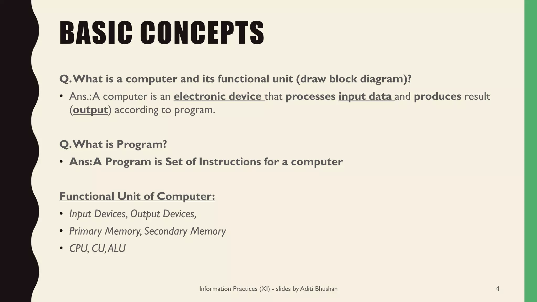 Basics of Information Technology | PDF