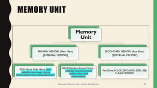Basics of Information Technology | PDF