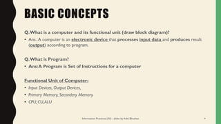 Basics of Information Technology | PDF