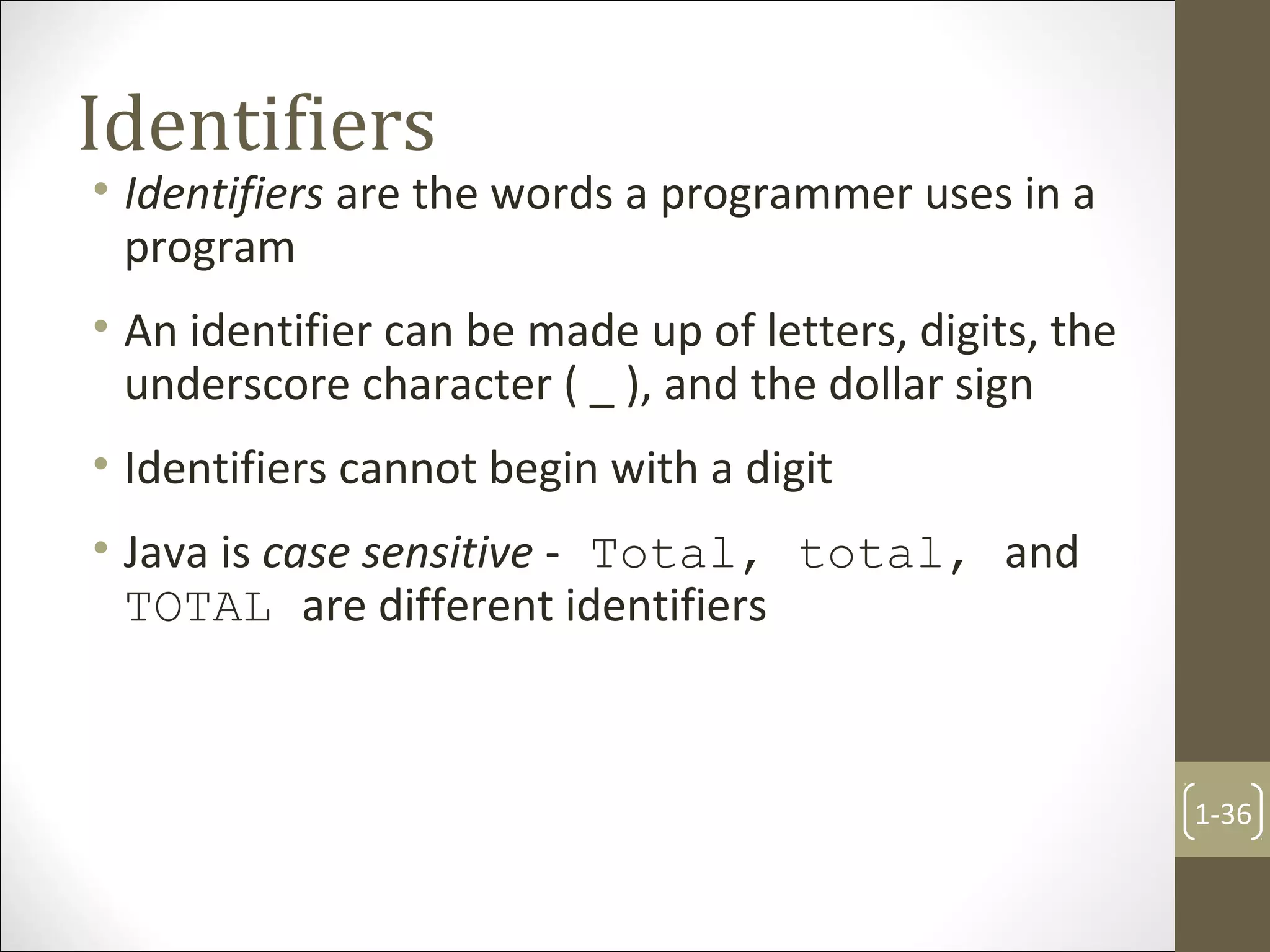 Chapter 1 java | PPT