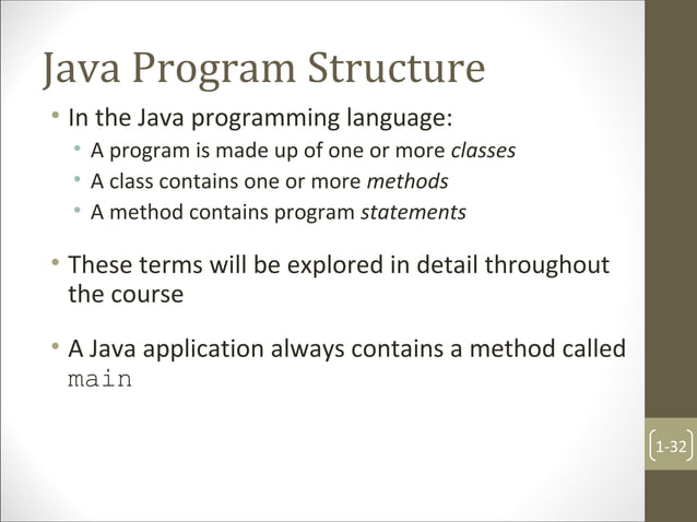 Chapter 1 java | PPT