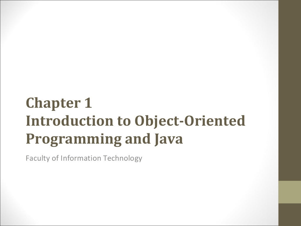 Chapter 1 java