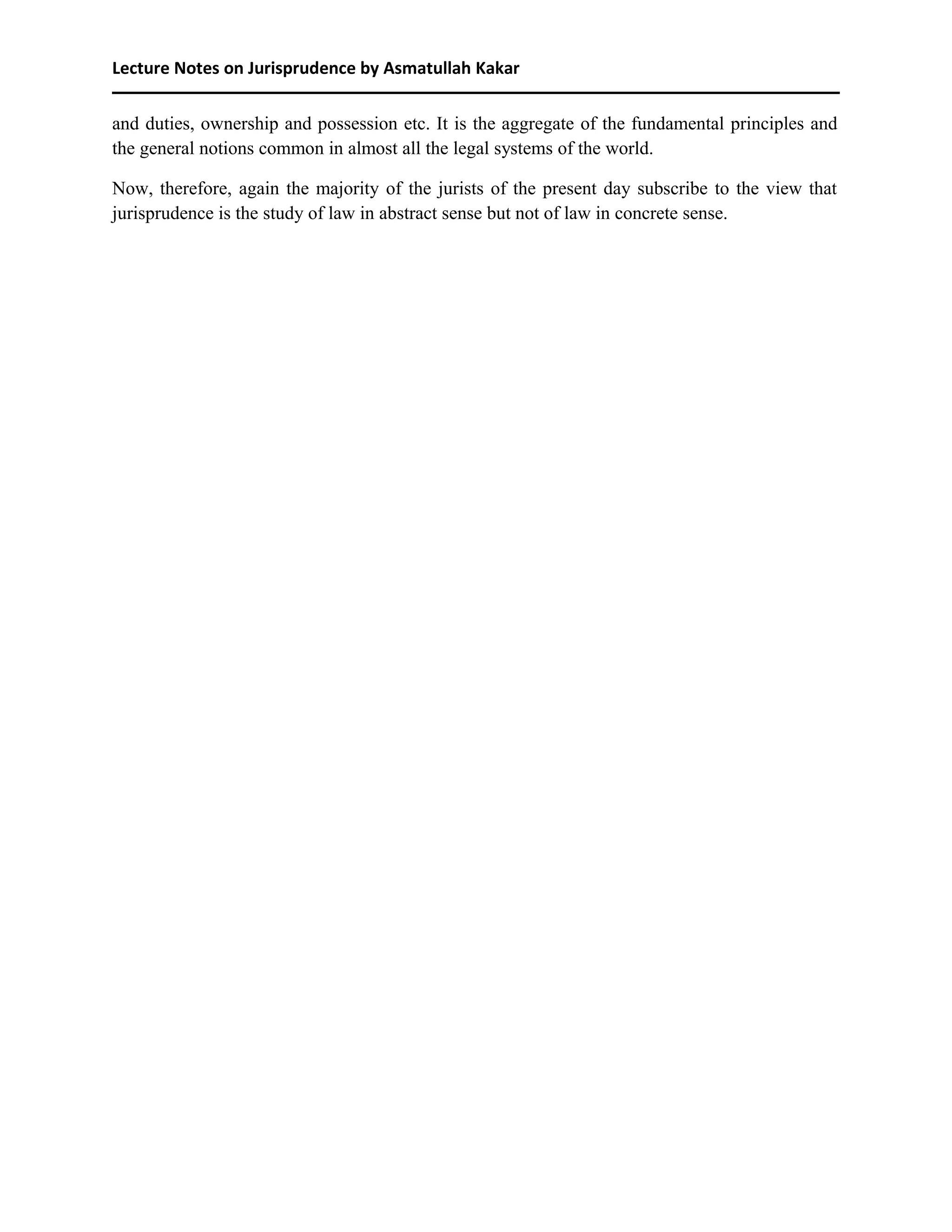 Chapter 1 jurisprudence | DOC