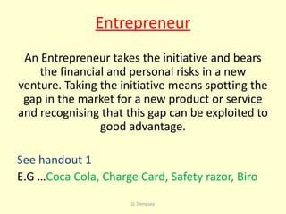 Chapter 1 lc business intro to people in business | PPTX