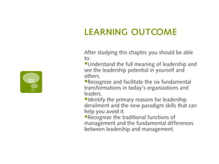 Chapter 1 on Leadership | PPT