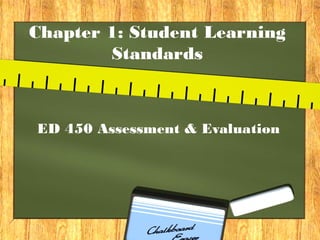Chapter 1 learning standards | PPT