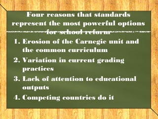 Chapter 1 learning standards | PPT