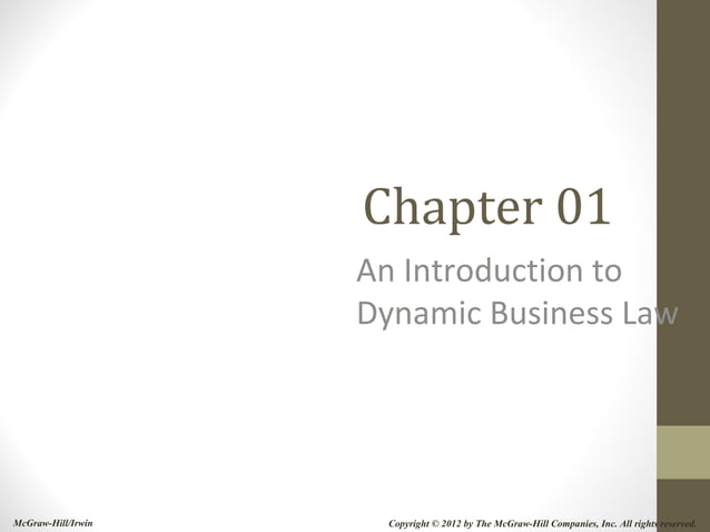 Chapter 1 lecture | PPT | Business | Business and Finance
