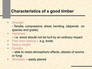chapter 1 lecture 06 -timber.ppt | Woodworking | Arts and Crafts
