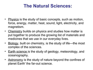 Chapter 1 lecture about sciecnce | PPT | Free Download