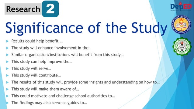 Research Title, Background of the Study, Statement of the Problem ...