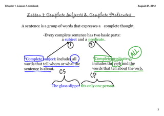 Chapter 1, Lesson 1 | PDF