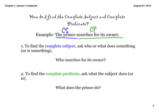 Chapter 1, Lesson 1 | PDF