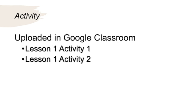 Chapter 1 lesson 1 | PPT