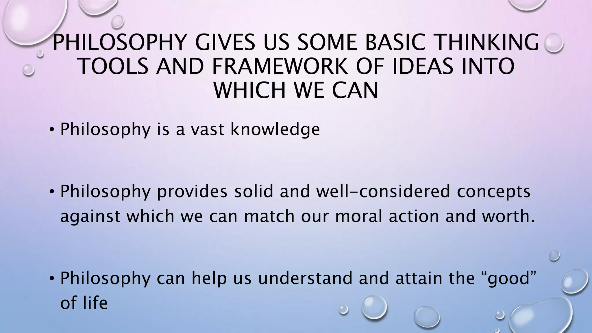Chapter 1 lesson1 the meaning of philosophy | PPTX