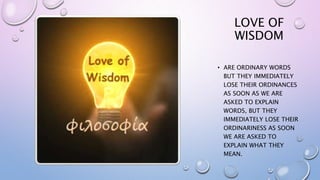 Chapter 1 lesson1 the meaning of philosophy | PPTX